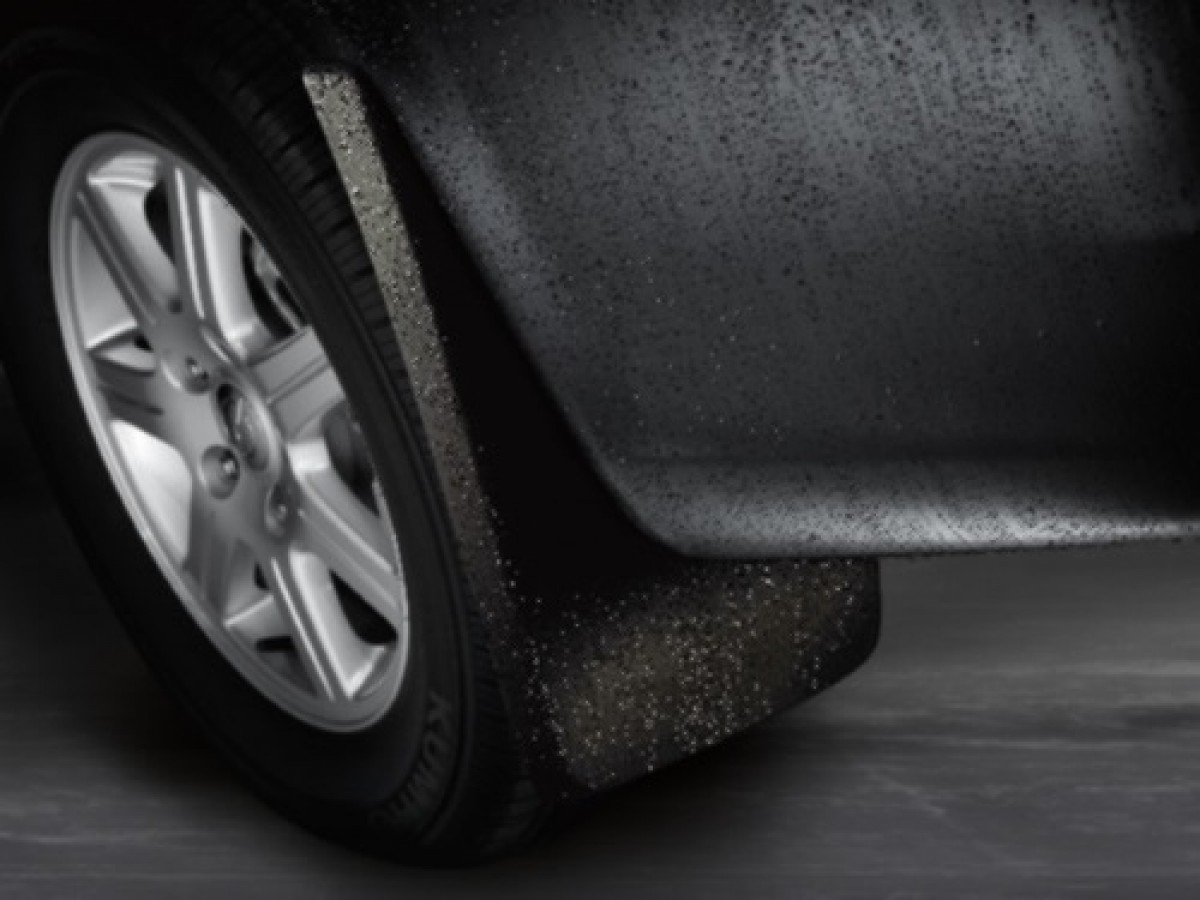 Buy Mopar Splash Guards Set Of Two For Front Or Rear Flat Black ...