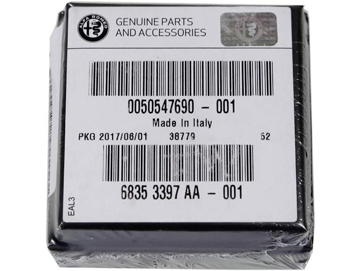 Alfa Romeo Valve Stem Caps Kit Of Four Chrome And Black With Alfa Romeo ...