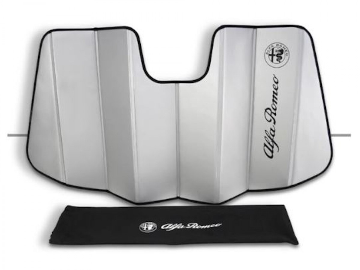 Alfa Romeo Front Windshield Sunshade Silver With Alfa Romeo Logo ...