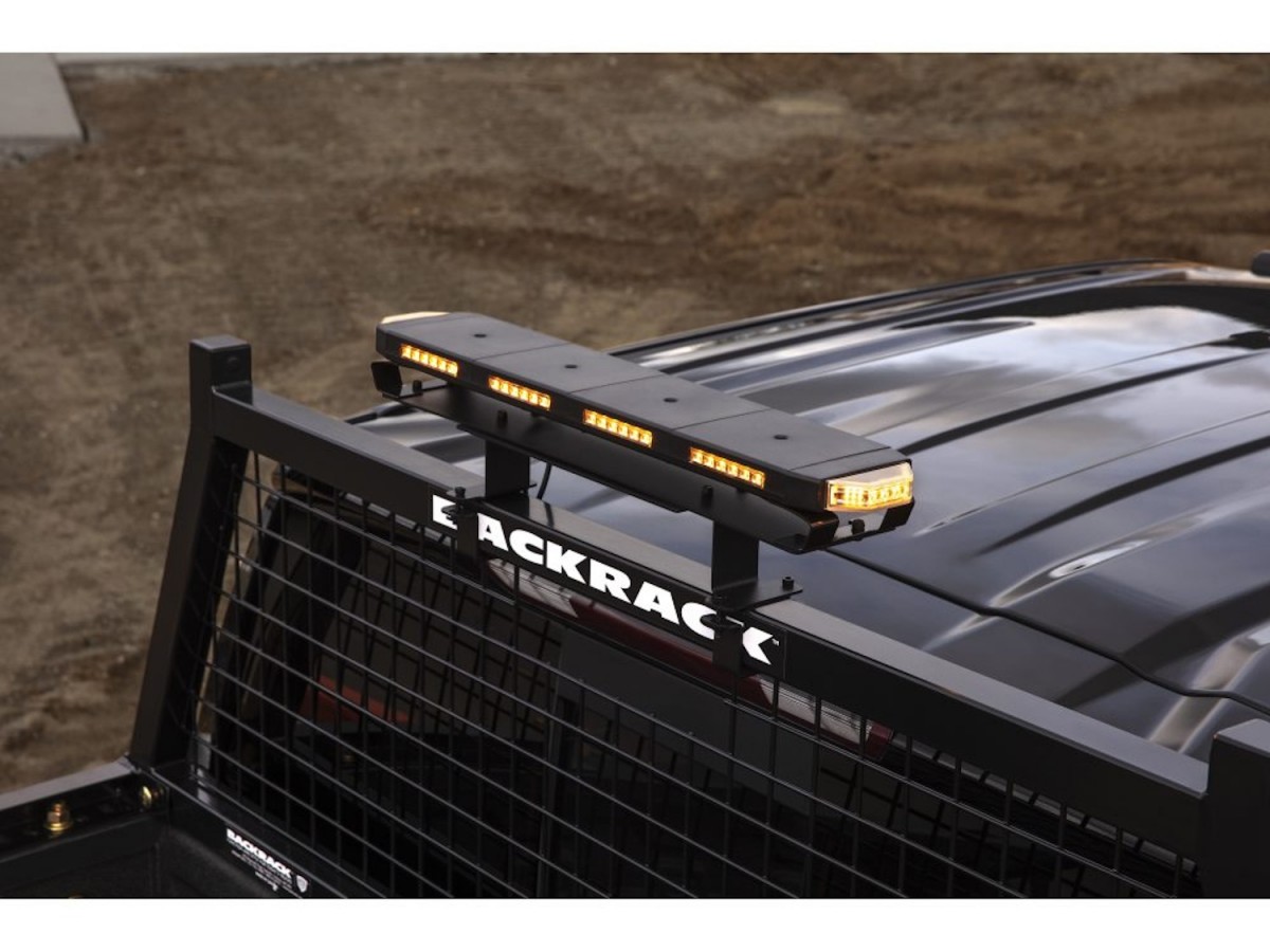 back rack with lights