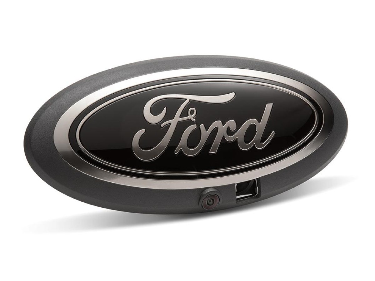 Genuine Ford Emblems - Ford Oval Smoke Chrome & Black With Camera ...