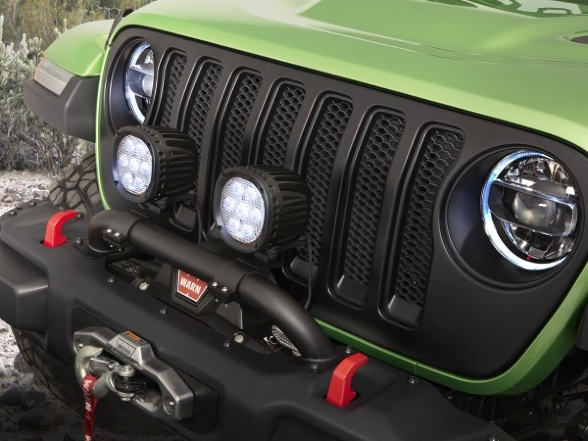 Genuine Mopar Winch & Grille Guard - 82215351 | Mopar Genuine Parts