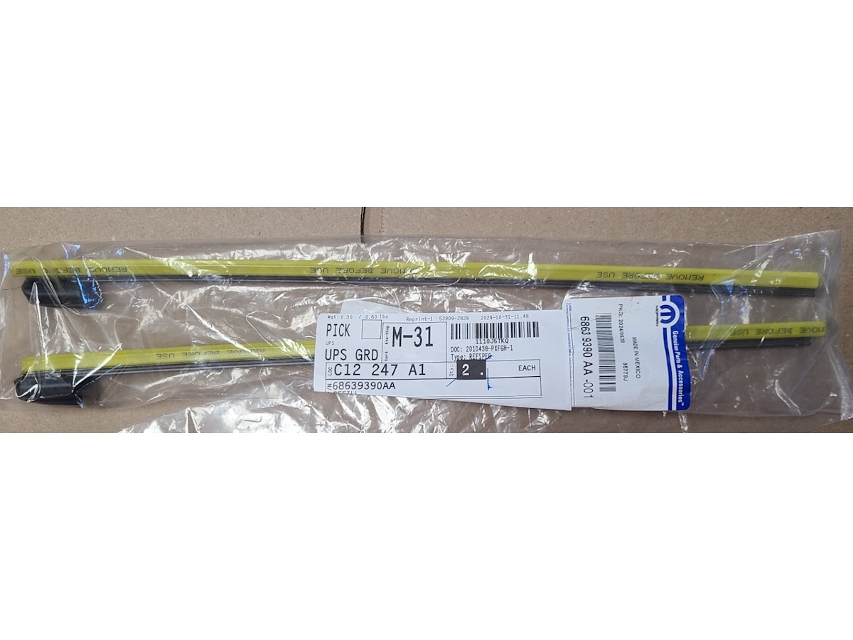 Mopar Performance Off Road Wiper Blade Refills Kit Of Two - 68639390AA ...